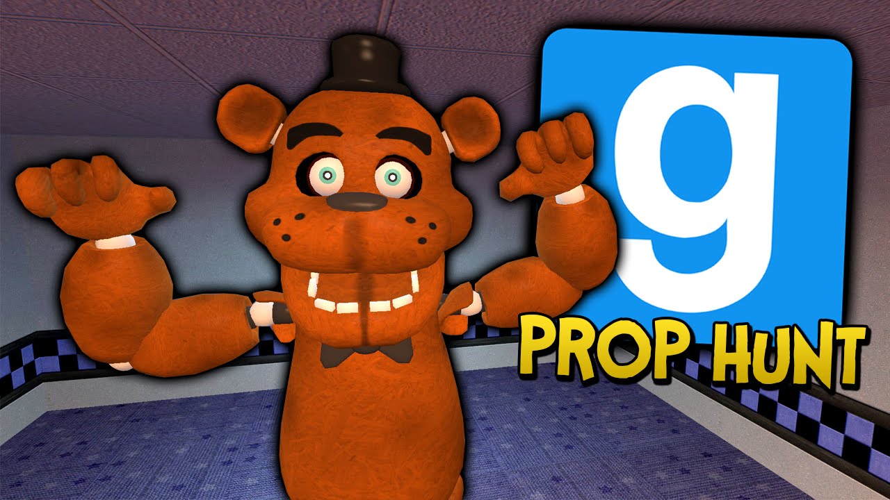 GMOD PROP HUNT FUNNY MOMENTS! - Five Nights at Freddy's Edition (Garry ...