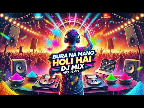 BURA NA MANO HOLI HAY DJ MIX | MP3 REMIX | AI MUSIC | 2025