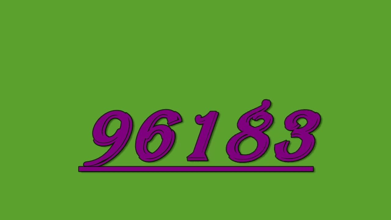 1 to 999999999 - YouTube
