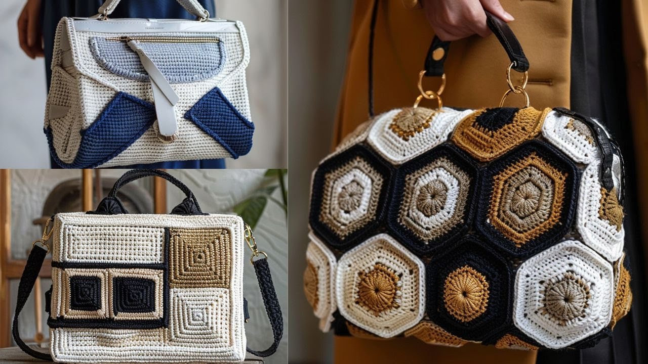 😍 Stunning Crochet Bags: AI-Generated Elegance! - YouTube