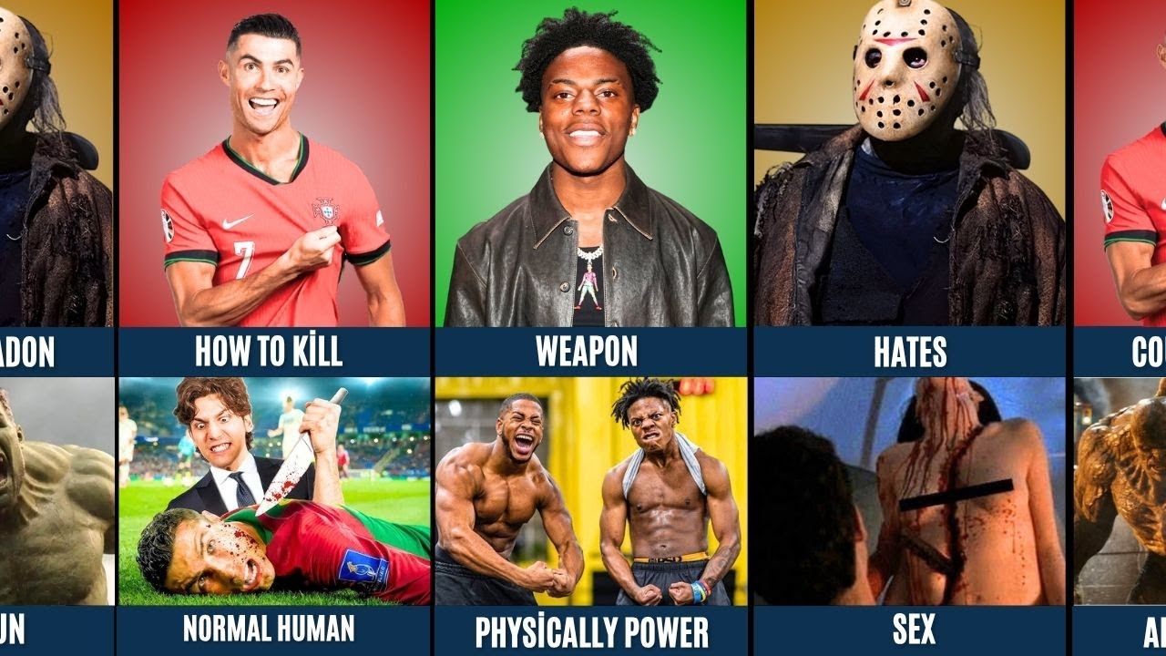 Ronaldo vs Jason Voorhees vs IShowSpeed - YouTube