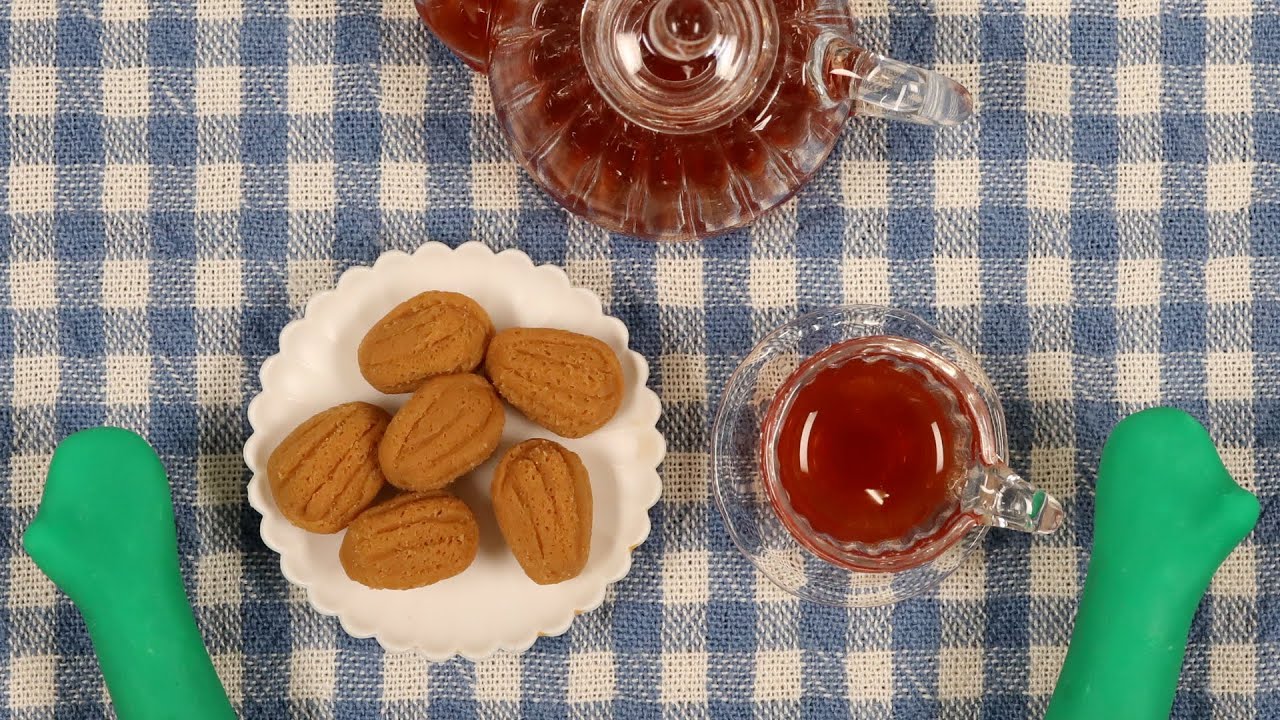 클레이 마들렌/스톱모션 /Stop motion/clay animation/Madeleine/cooking/w motion ...