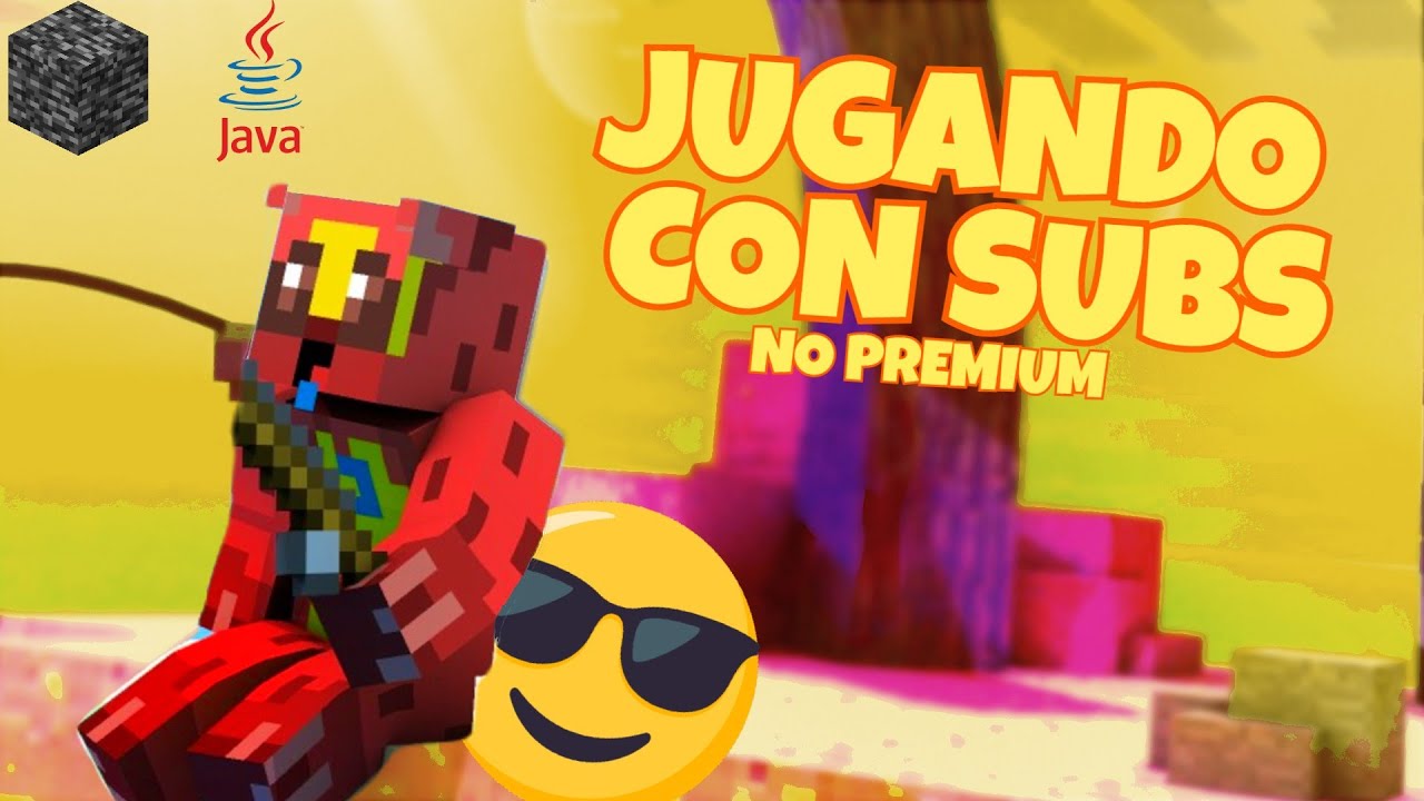 🔴JUGANDO MINECRAFT CON SUBS #1🌐(JAVA Y BEDROCK) VERSION 1.17.1 /minecraft con subs no premium ...