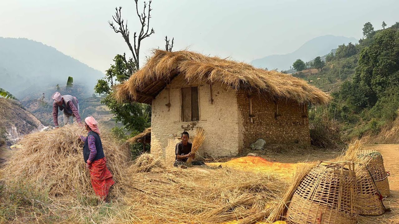 Most Beautiful And Peaceful Himalayan Mountain village lifestyle |Dely ...
