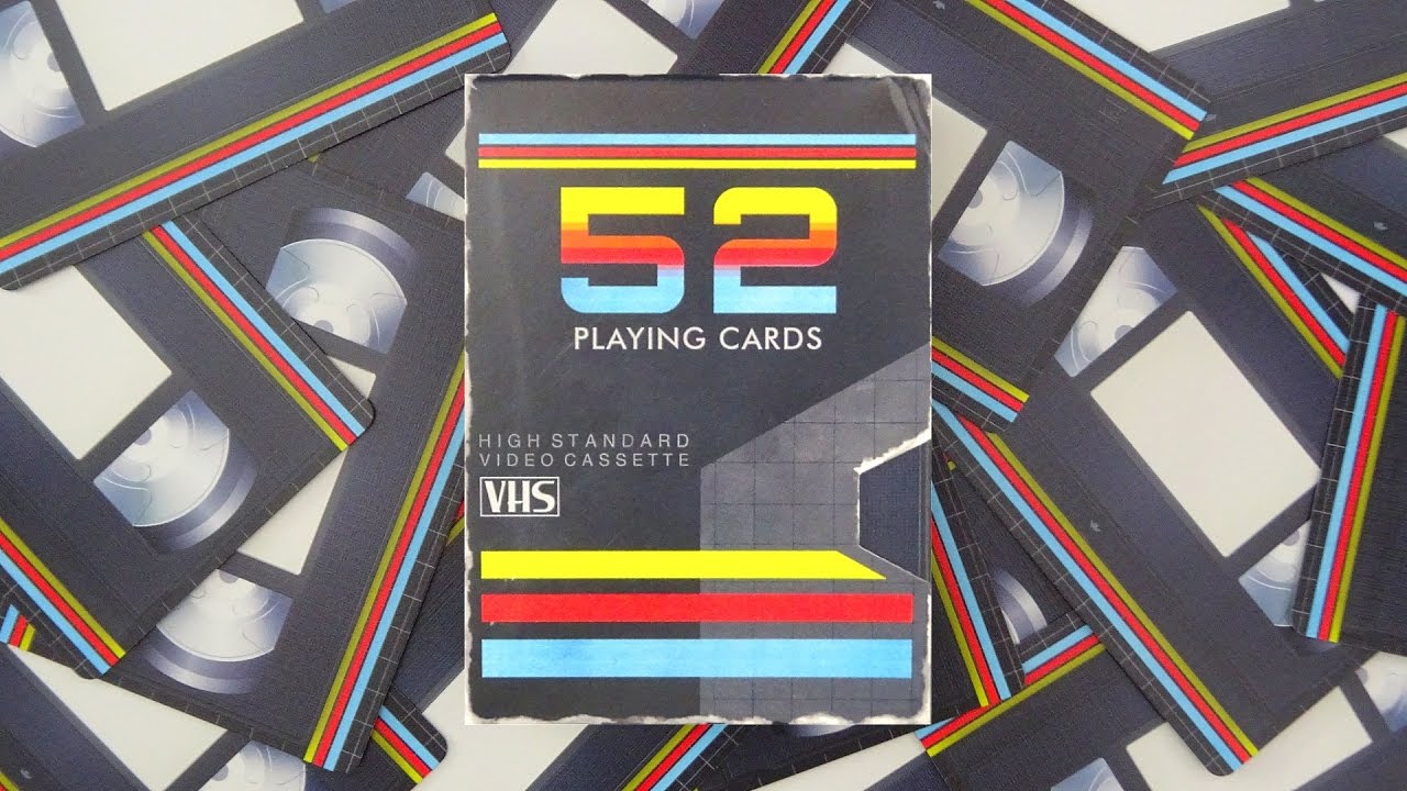 VHS Playing Cards By Classics Playing Cards | Deck Review -Display ...