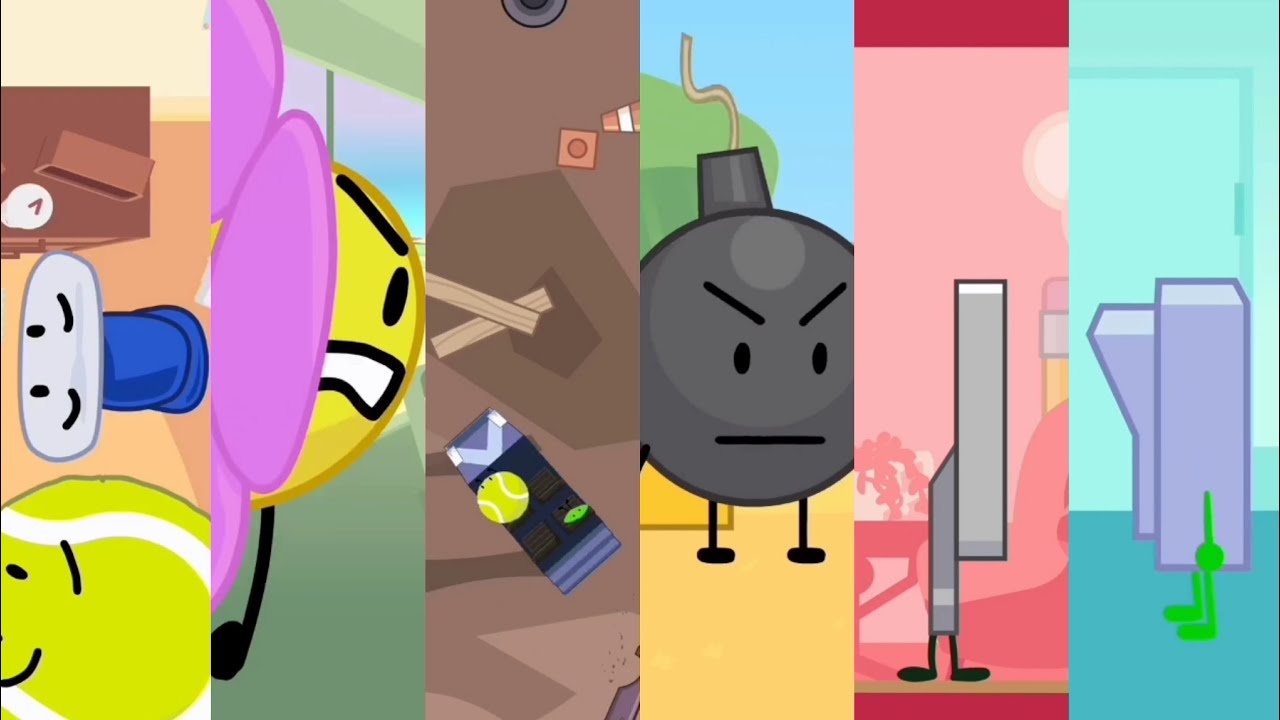 BFDI Characters With the Weirdest Top/Side View. - YouTube
