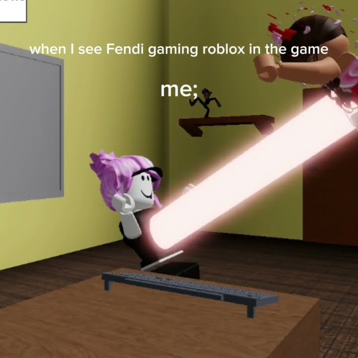 when I see Fendi gaming Roblox in the game me; - YouTube