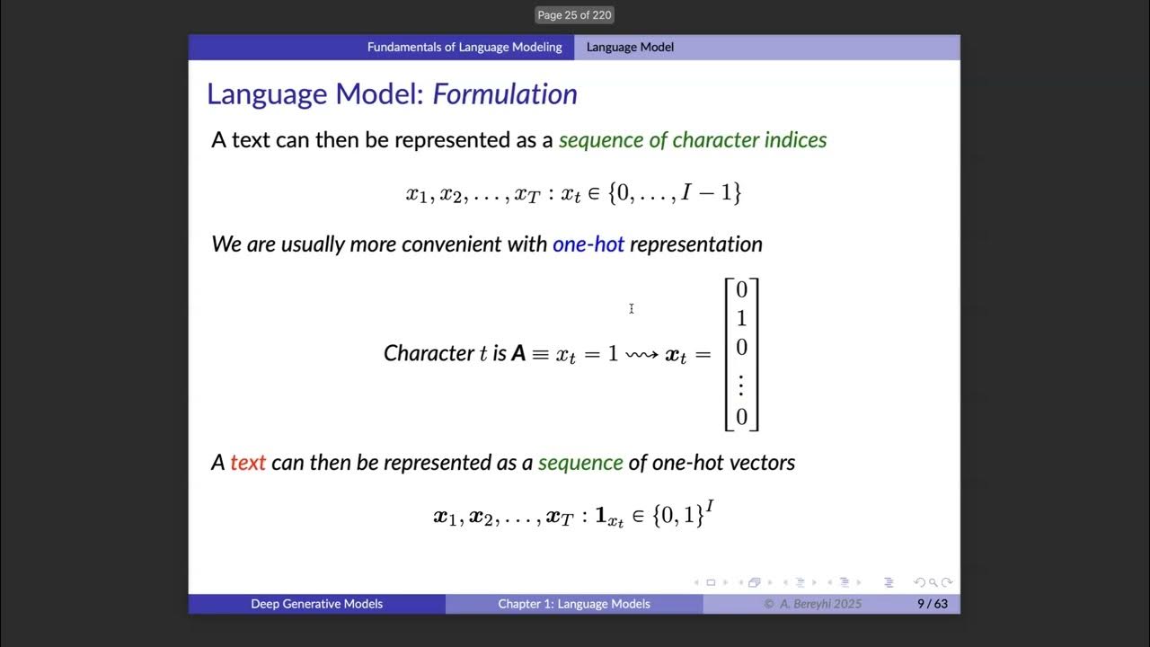 UofT GenAI Course -- Lecture 1: LMs -- Tokenization and Embedding - YouTube