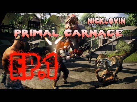 Primal Carnage Ep.1 - Dinosaurs vs. Humans!