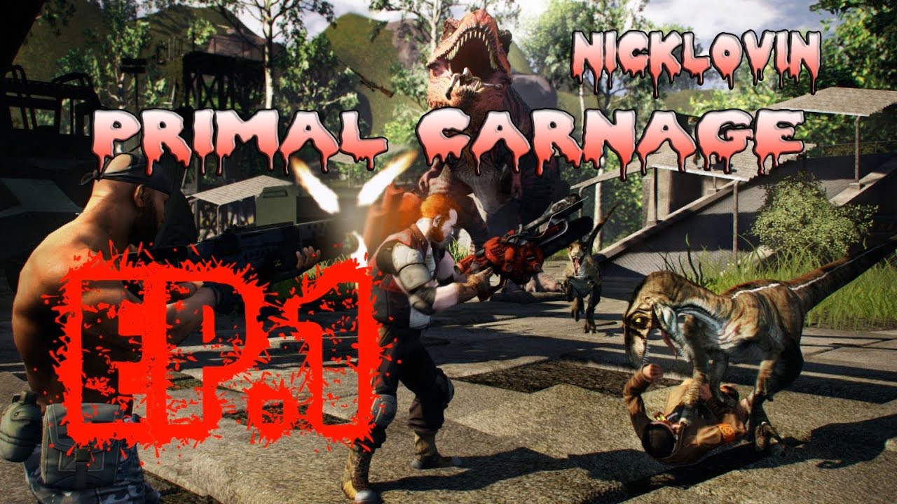 Primal Carnage Ep.1 - Dinosaurs vs. Humans! - YouTube