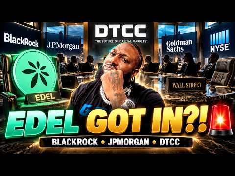 EDEL FINANCE + DTCC?! WALL STREET JUST PUT THIS CRYPTO ON THE MAP