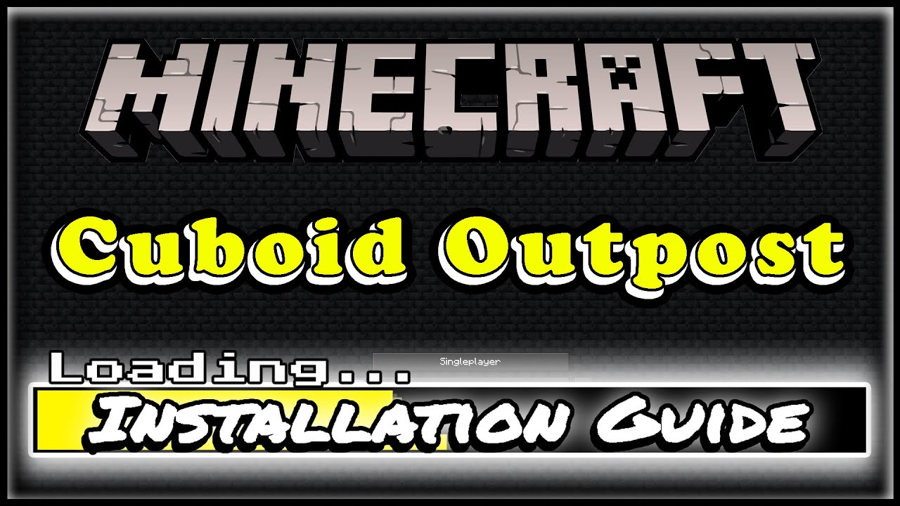 How To Download and Install Cuboid Outpost for Minecraft - YouTube