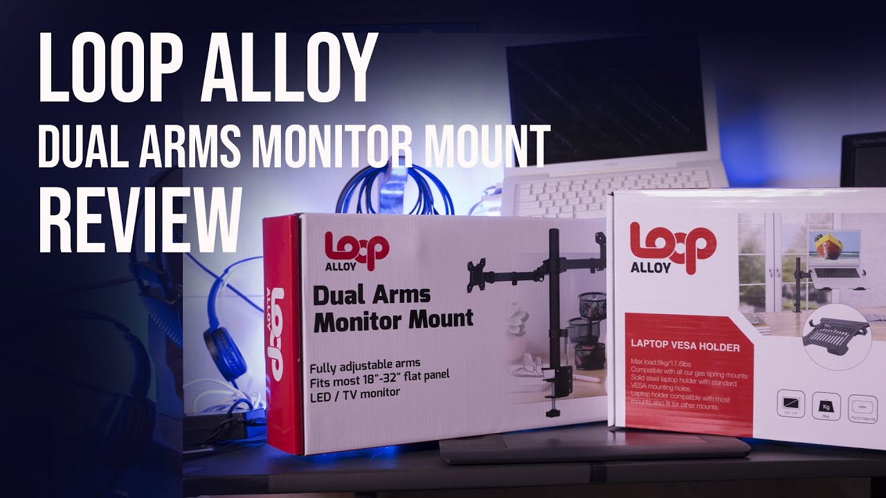 LOOP ALLOY Dual Arms Monitor Mount Review - YouTube