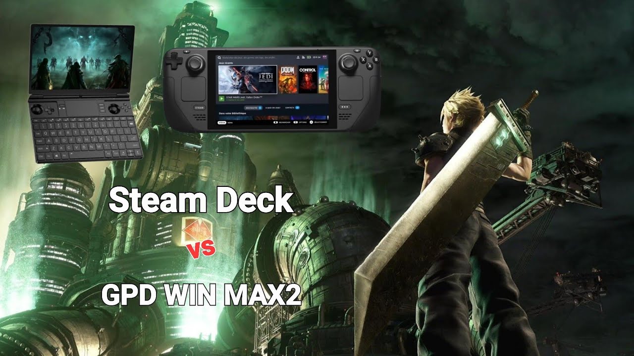 Steam Deck vs GPD WIN MAX2 - Final Fantasy7 Remake - YouTube