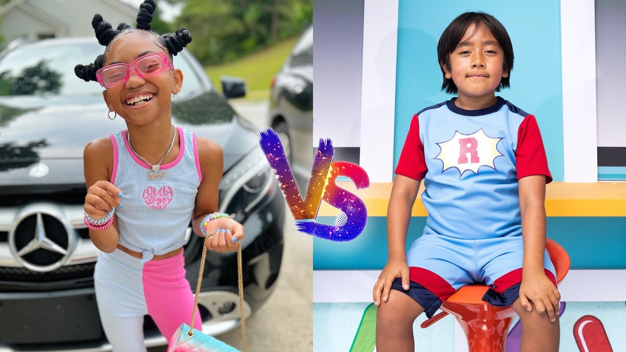 Khalani Simon (Lani Love) Vs Ryan Kaji 🔥 Transformation 2022 || From ...