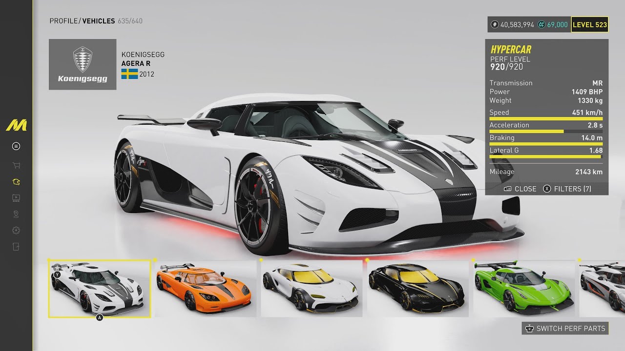 The Crew Motorfest: Koenigsegg Hypercars pro-settings - YouTube