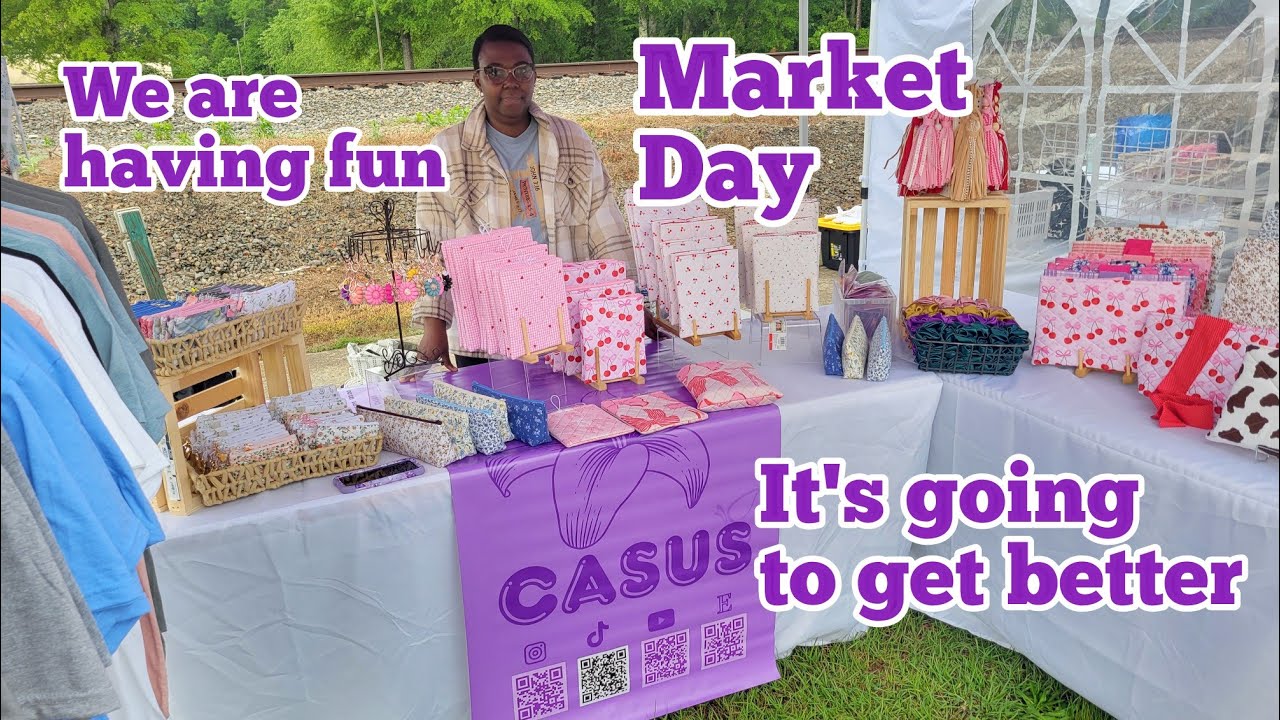It's Market Day | Behind the Scenes of a Market | Etsy Seller | Working ...