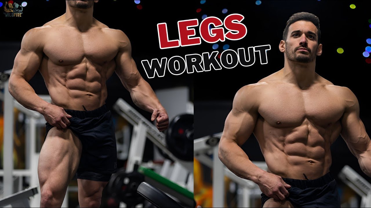 Full Legs Workout For muscle building -- Wild Fire Fitness - YouTube