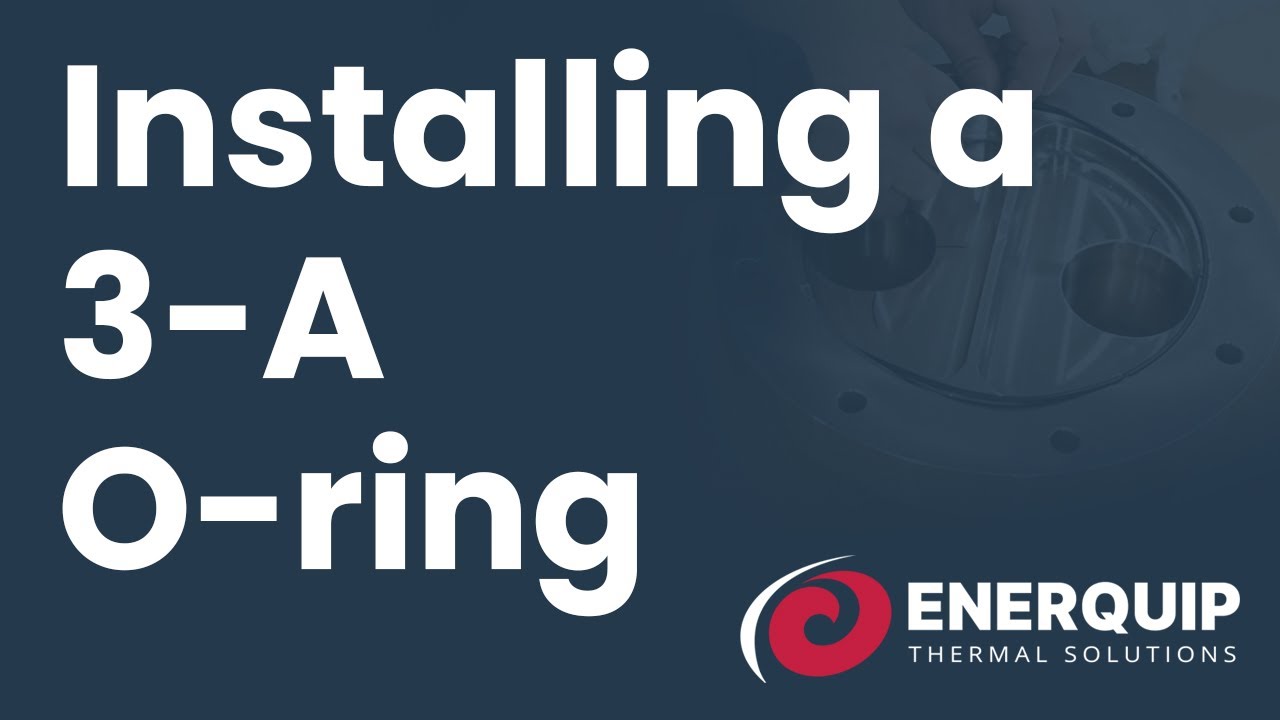 How to Install a 3-A O-ring into a Channel - Enerquip - YouTube