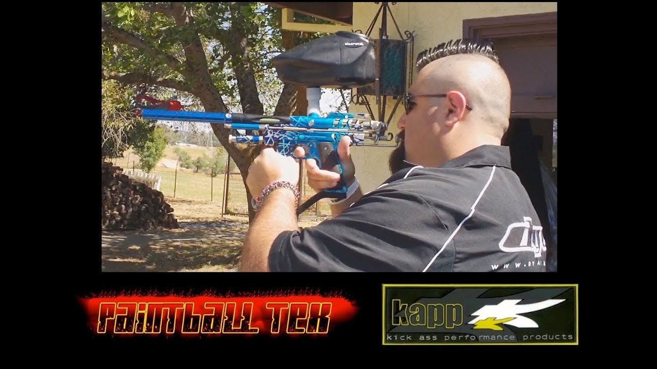 Shooting a KAPP Razorback Autococker with Tim @ Paintball Tek dot Com ...