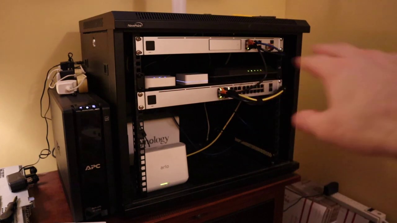 Home Network Rack Rebuild - May 2020 (Ubiquti Networking) - YouTube