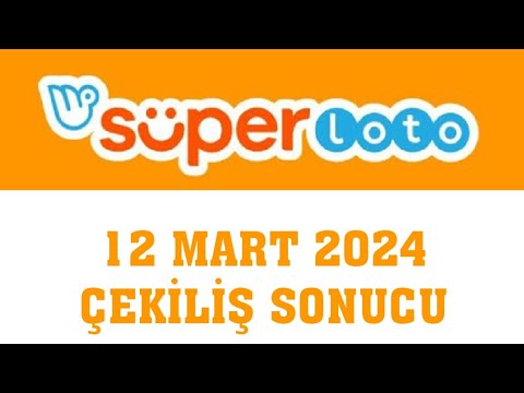 Süper Loto Çekiliş Sonucu 12 Mart 2024