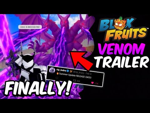 New Venom Rework FINALLY HERE! Trailer + Release Date in Blox Fruits