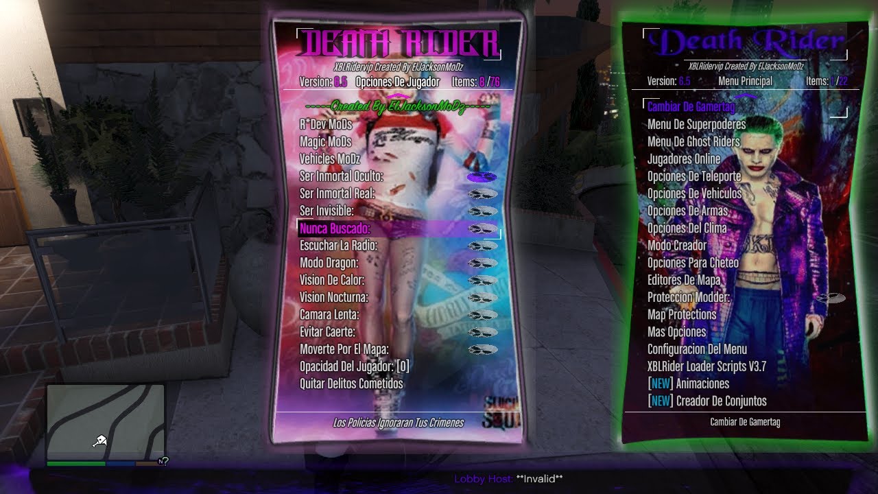 Gta 5 Modder Vs Modder | BR Protections DeathRider V6.5 Mod Menu Xbox ...