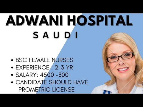 Adwani Hospital in Saudi Arabia Vacancy | #hiring #nursesabrod # ...