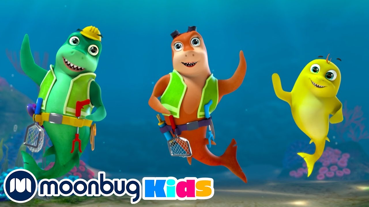 Fishes On The Reef! | The Sharksons | Animals for Kids | Animal ...