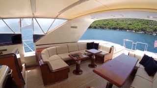 Mangusta 80 Interior tour Motor Yacht For Sale - YouTube
