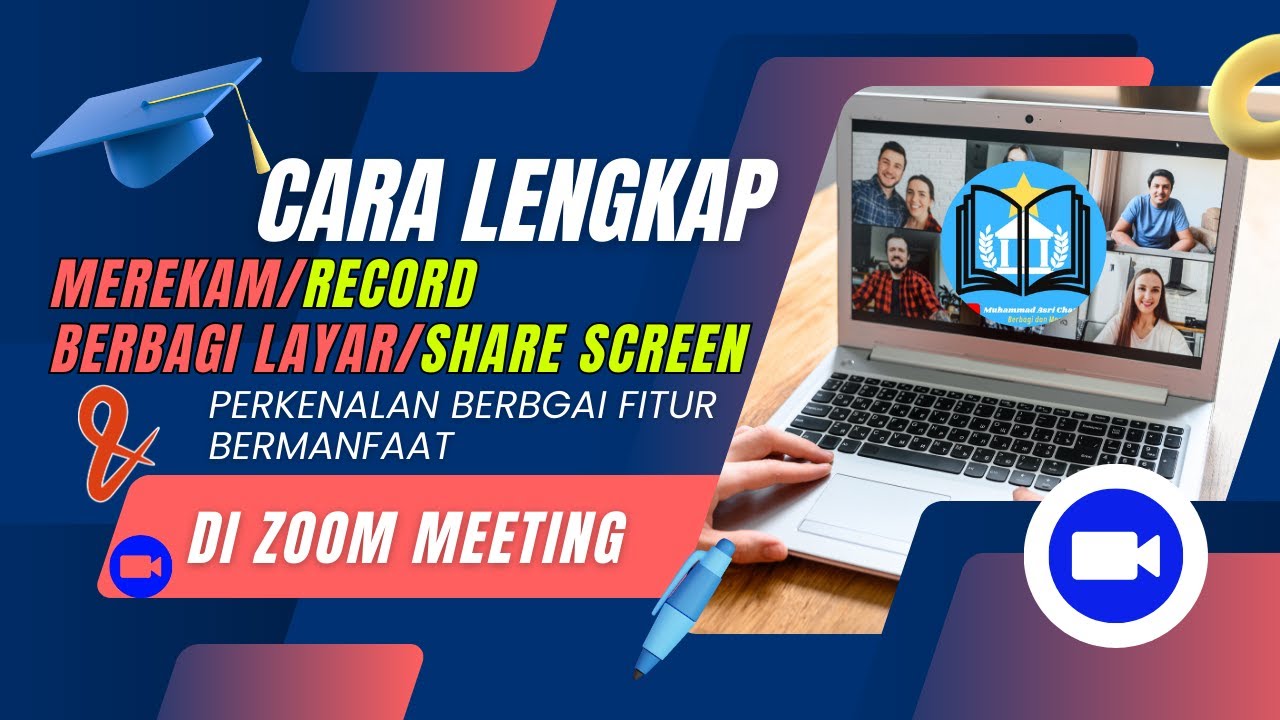 PALING LENGKAP! TUTORIAL ZOOM, BERBAGI LAYAR, SHARE SCREEN, MEREKAM, RECORD untuk Pemula ...