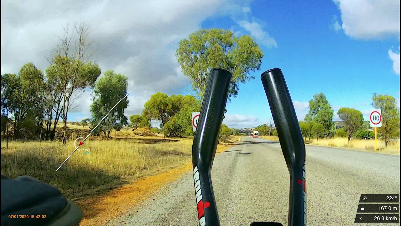 TRYING OUT GPS OVERLAY ON BIKE RIDE FOOTAGE - YouTube