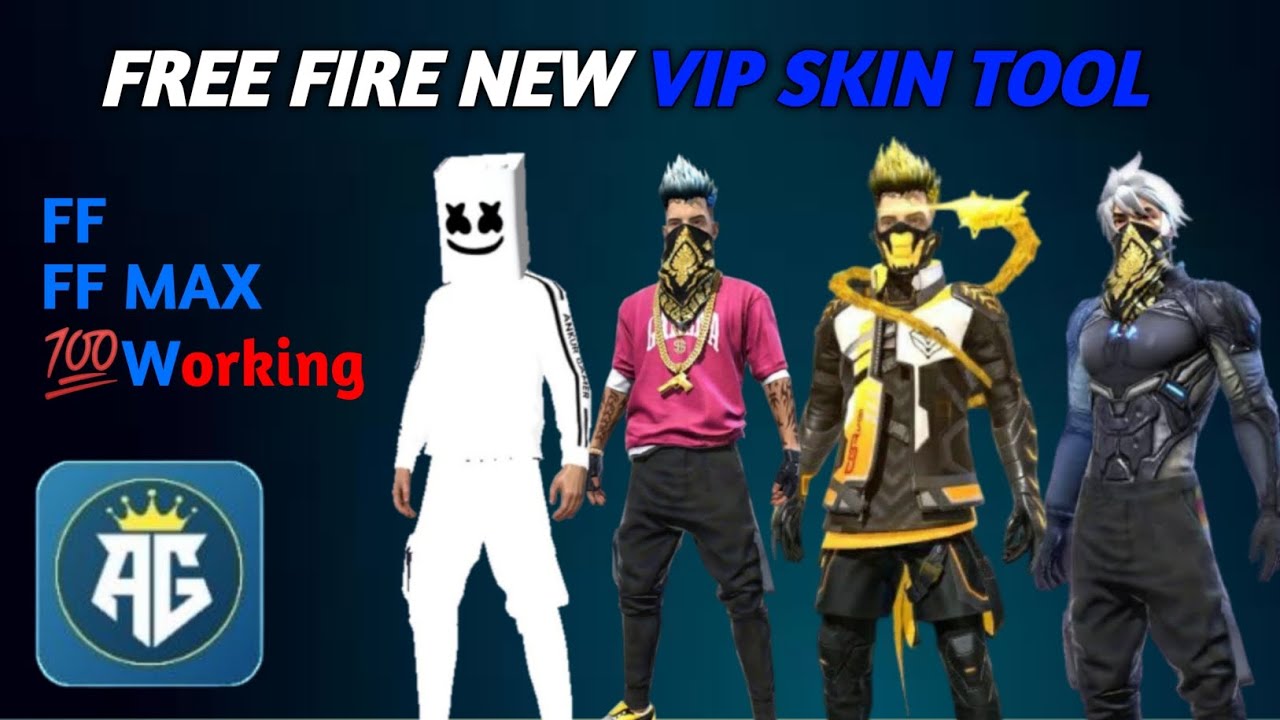 FREE FIRE NEW VIP SKIN TOOL 2025 💯 Working trike #freefire#plz ...