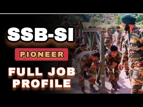 ssb si pioneer job profile 2023 || ssb si pioneer syllabus || ssb si ...