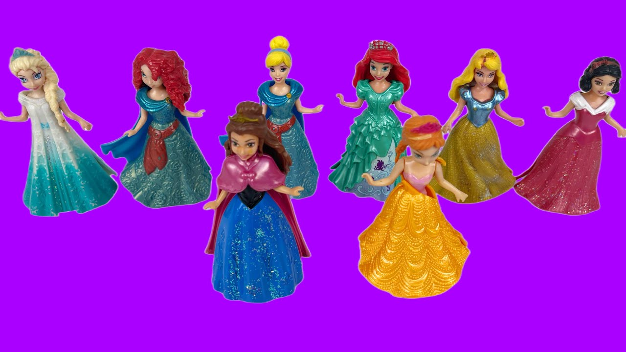 Old Macdonald had a Disney princesses Dress Ariel, Elsa, Anna, Rapunzel ...