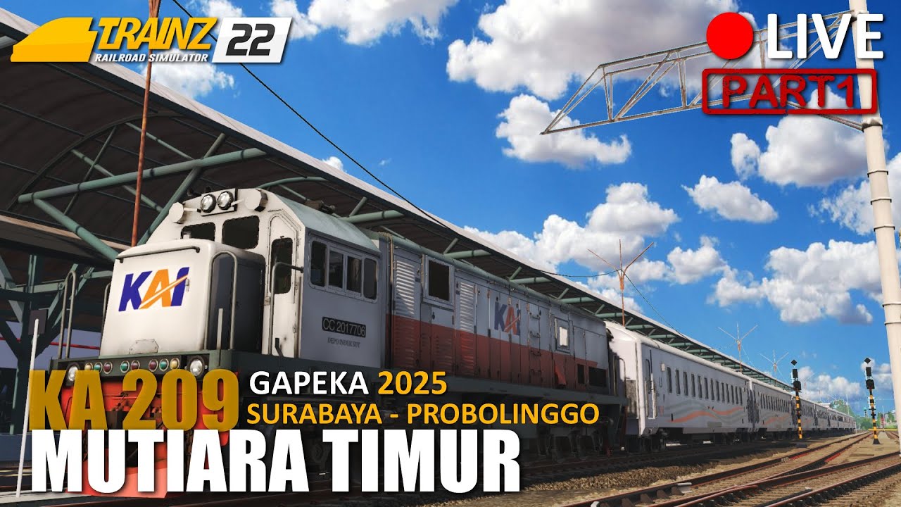 🔴 [LIVE] KA LEGENDARIS HIDUP KEMBALI! KA 209 Mutiara Timur (Part 1 ...