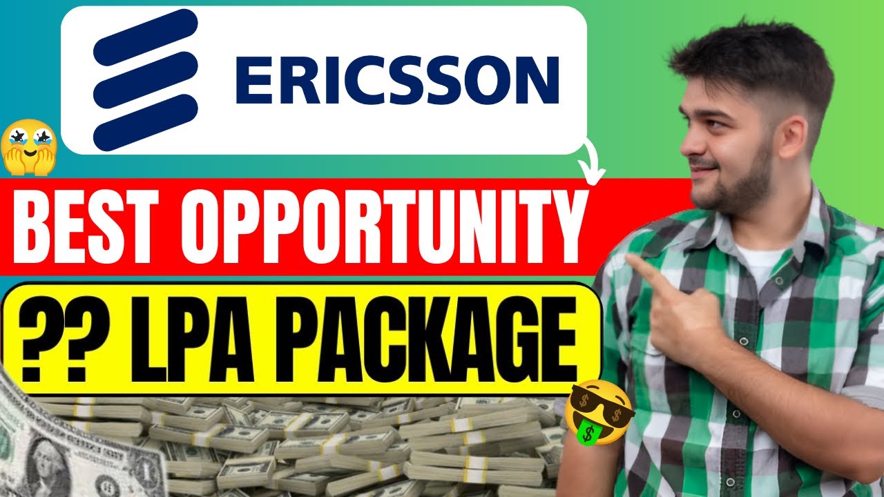 BEST OPPORTUNITY TO Become a data scientist Ericsson is Hiring🤑😍 - YouTube