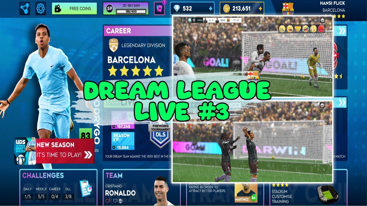 Dream League Live Match #3 | DLS 24 - YouTube