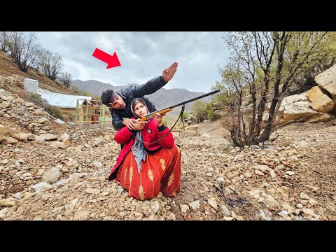 A Brave Mother Learning Survival Skills in the Mountains | Nomadic Life