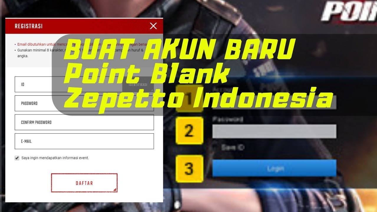 Cara buat akun baru point blank zepetto beyond limits PBID Indonesia ...