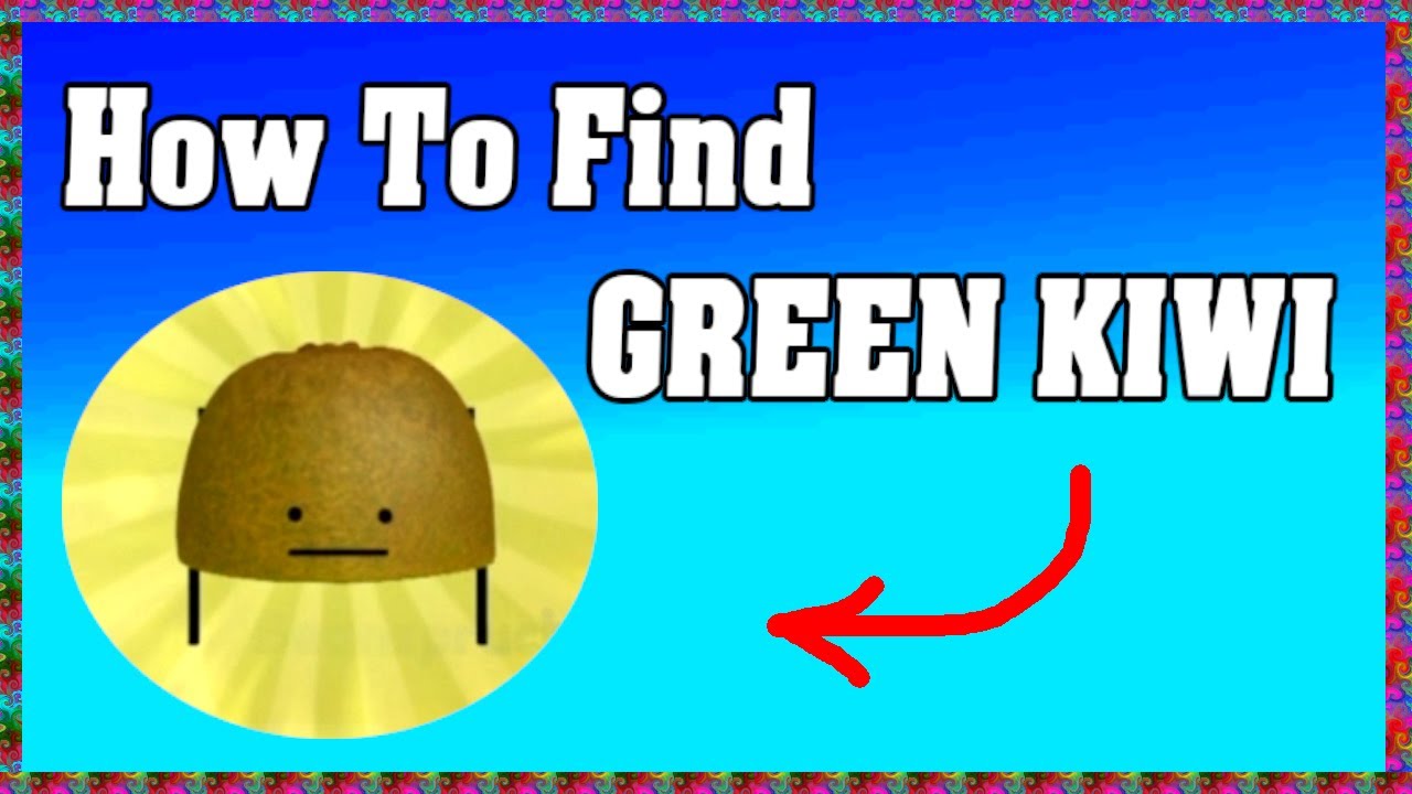How To Find GREEN KIWI / Secret Staycation Roblox - YouTube