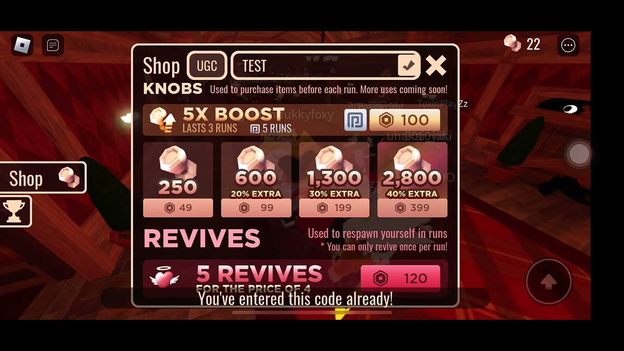 How to get ONE free Knob in Roblox Doors!!!!! (You only can enter it ...