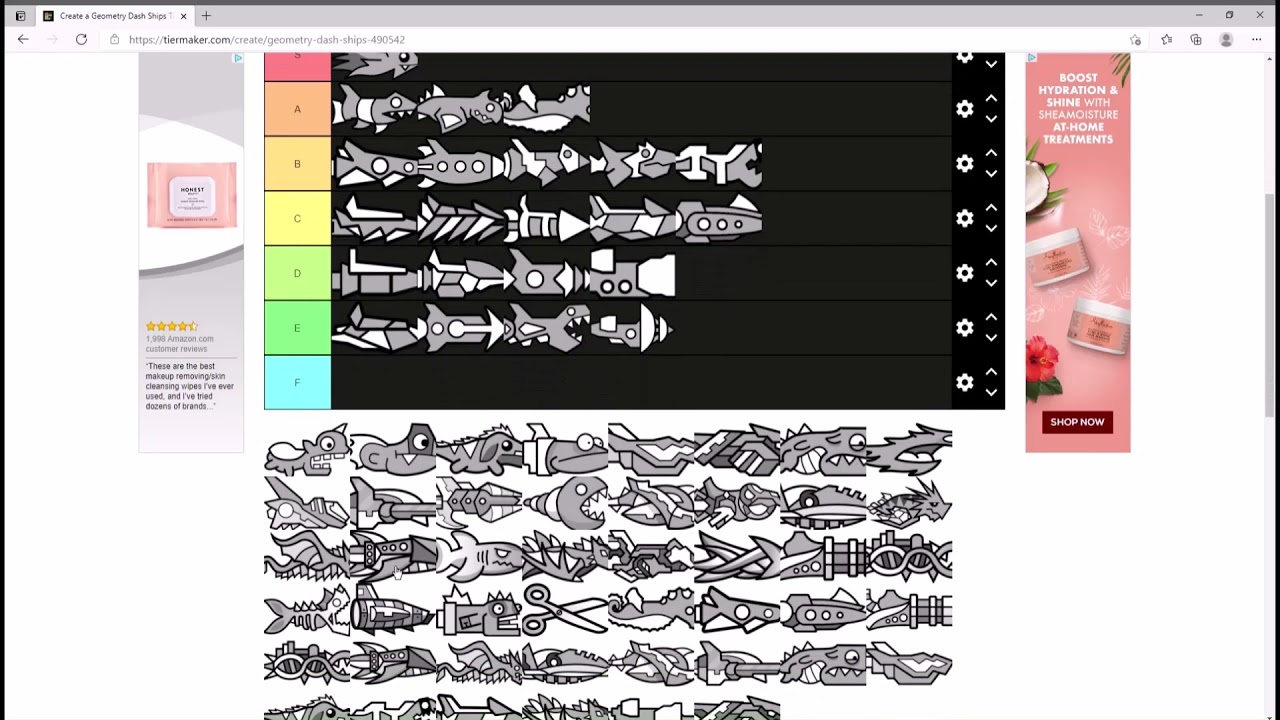 Geometry Dash ship tier list - YouTube