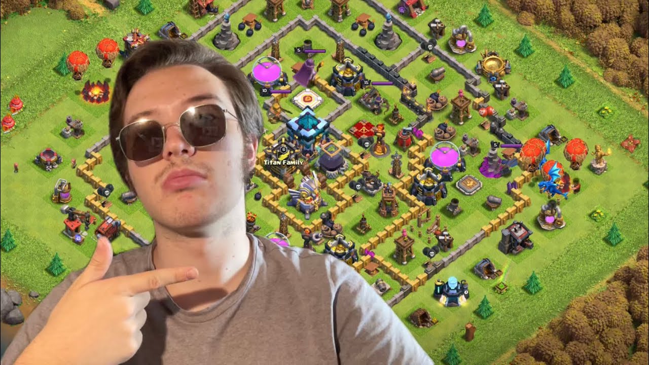 Rushed Base vs Rushed Base Clash of Clans - YouTube