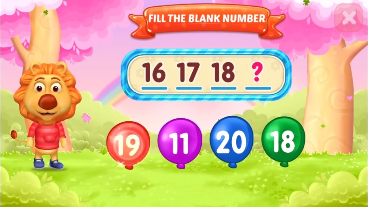 Learn Numbers with A Cute Lion Get Stickers and Surprise gifts | Kids ...