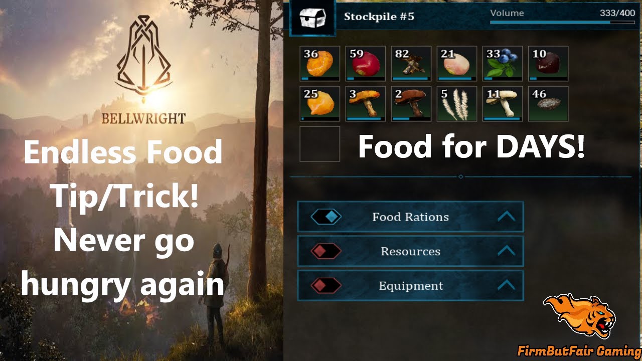 BellWright - Endless Food Tip/Trick - NEVER RUN OUT OF FOOD AGAIN ...