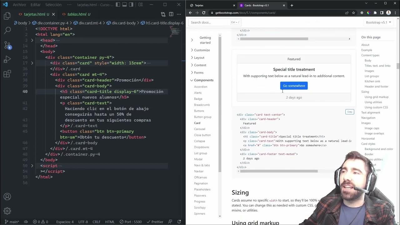 46 Tarjetas - Curso HTML y CSS - OpenBootcamp - YouTube