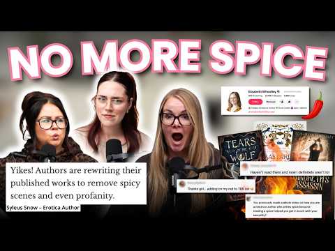 She Removed The Spice From 5 Published Books.. Can She Do That?! | Elisabeth Wheatley Controversy