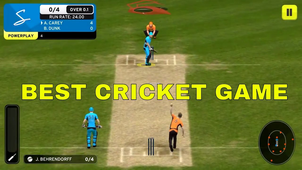BEST GRAPHICS CRICKET GAME FOR iPhone & Android !! REALISTIC GRAPHICS ...